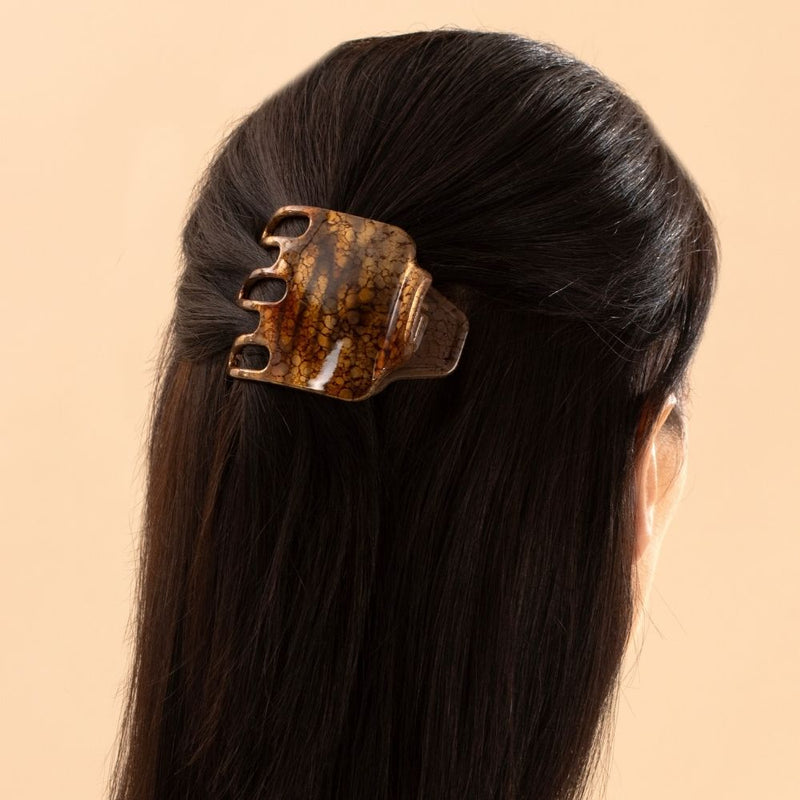 Hand Painted Sophia Side Claw Clip with Extra Grip | Made in France ...