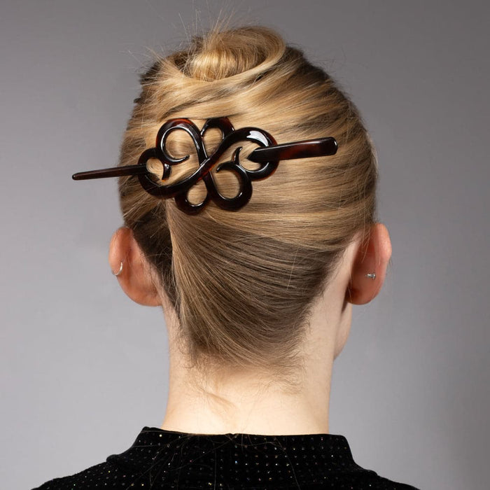 Tortoiseshell Stick Barrette Clip | Hair Pins | Tegen Accessories